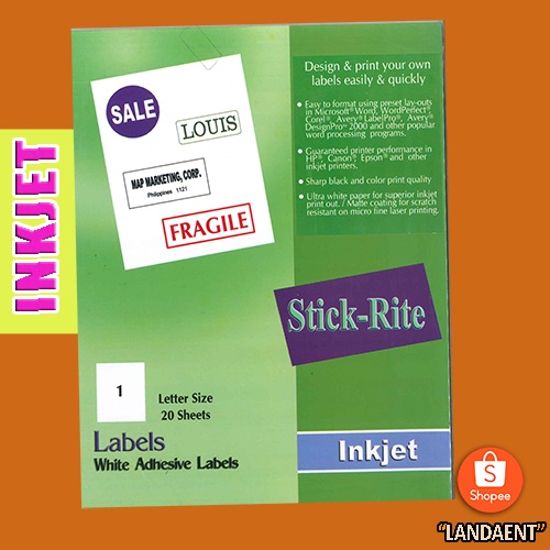 Stick-Rite Sticker Labels | Shopee Philippines