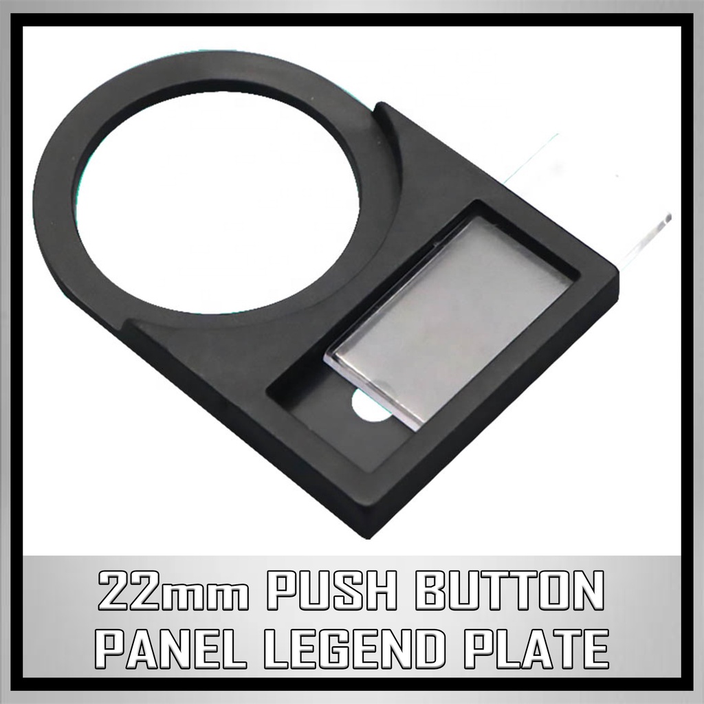 22mm PUSH BUTTON PANEL LEGEND PLATE | NAME PLATE | VAT INCLUDED PRICES ...