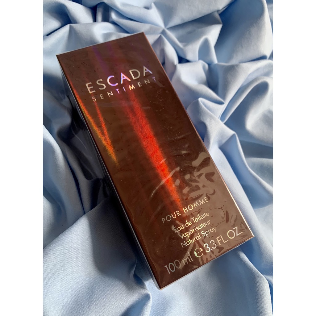 Escada Sentiment Pour Homme 100mL EDT Spray Perfume For Men | Shopee ...
