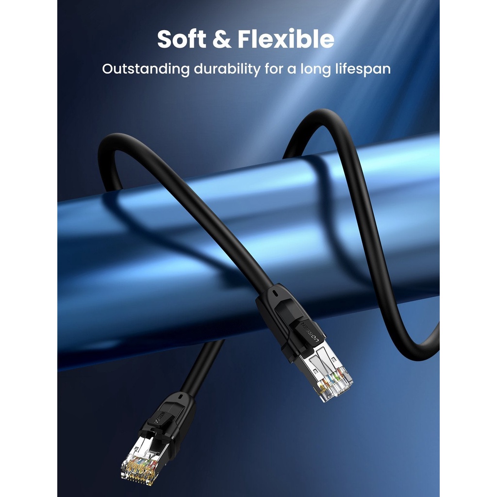 UGREEN Pure Copper Patch Cord CAT8 RJ45 Ethernet Cable 0.5M/ 1M/ 2M/ 3M ...