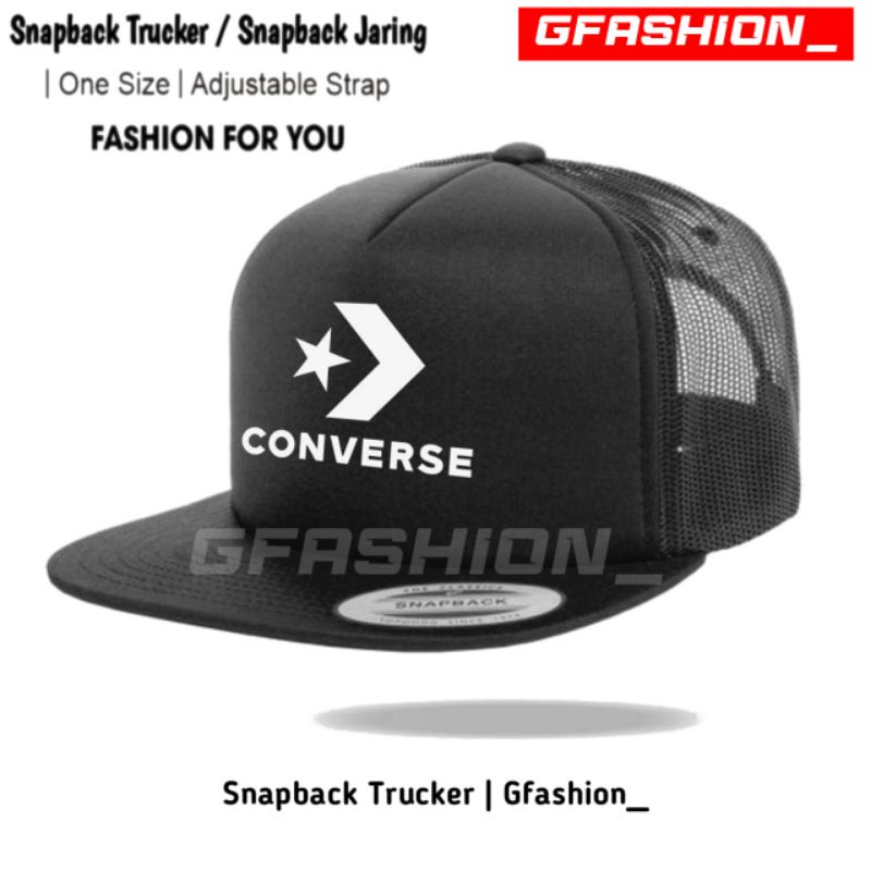CONVERSE TRUCKER SNAPBACK HAT / NET SNAPBACK | Shopee Philippines