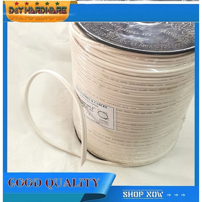 Flat Cord Wires Cables Withe and Black 16#, 18#, 22# per/ meter ...