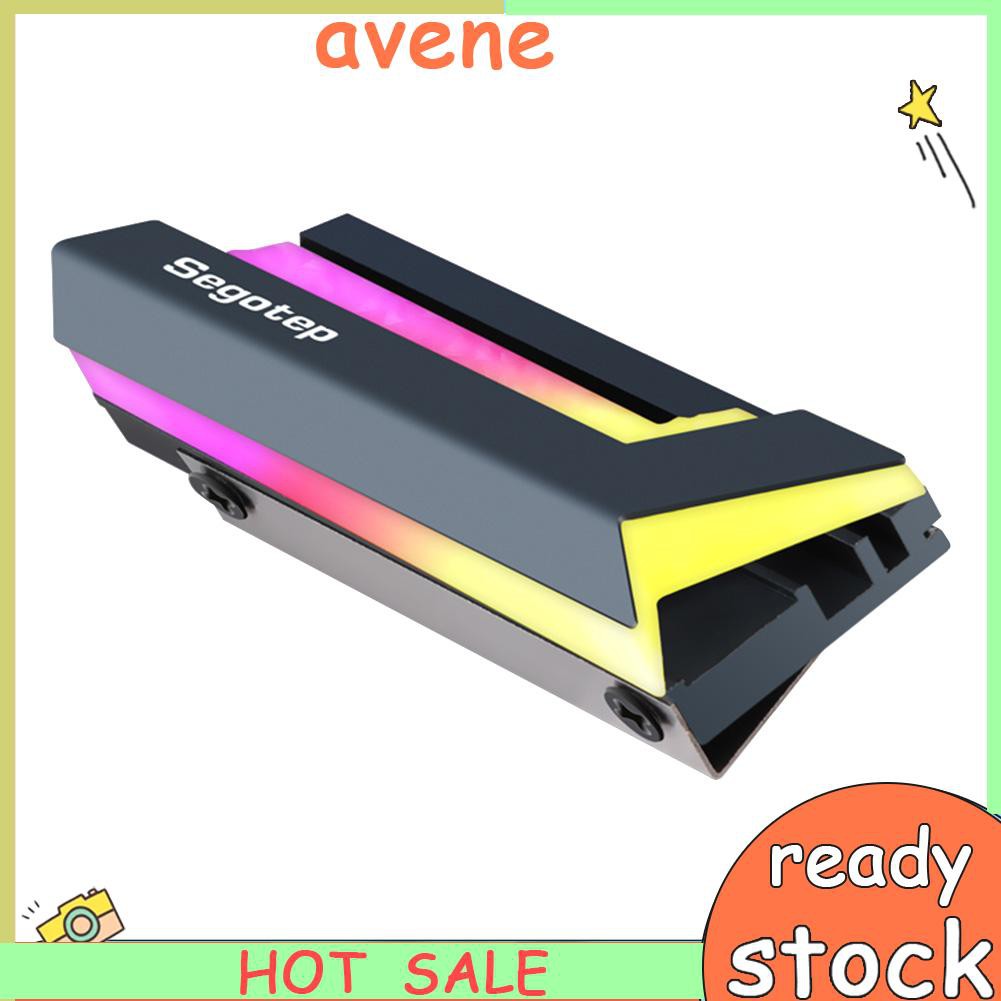 RGB M.2 SSD Heatsink NGFF 2280 NVMe Solid State Drive Cooler for ...
