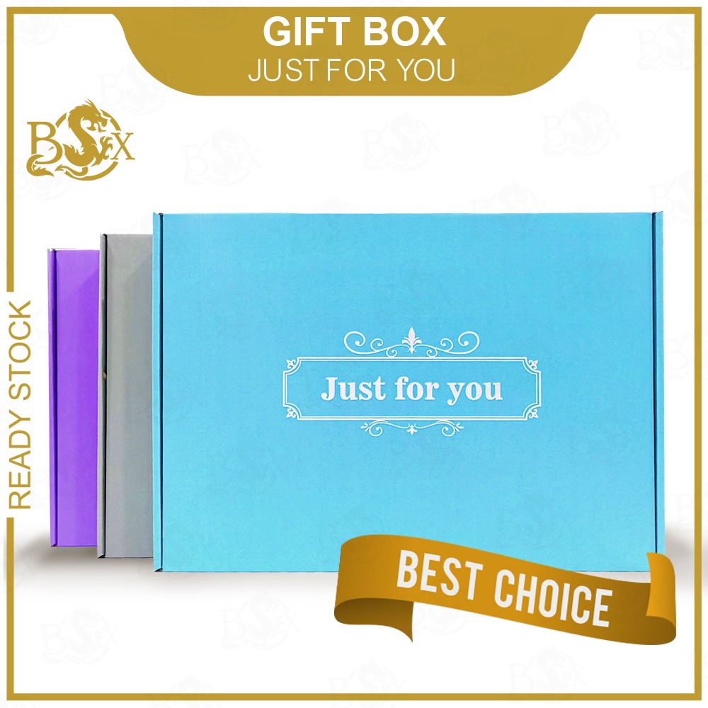 !! JUST FOR YOU Colour Box Craft Paper Box Pizza Box Carton Box Kotak ...