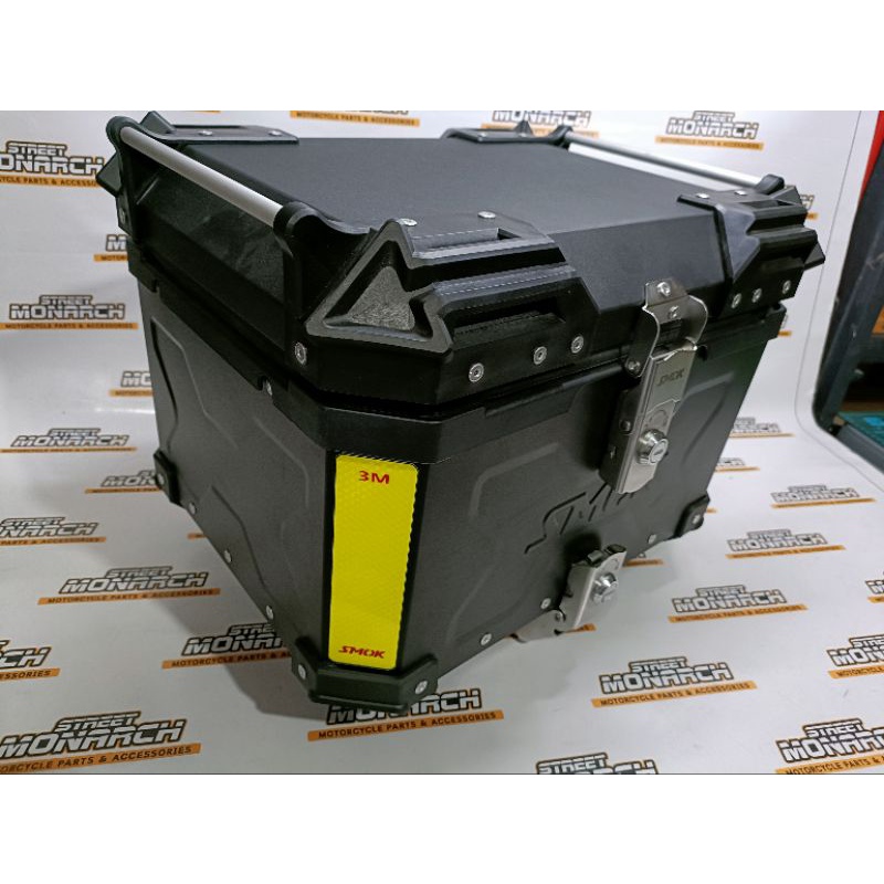 SMOK 3X ALUMINUM TOP BOX /ALLOY BOX 45L WITH BACK REST | Shopee Philippines