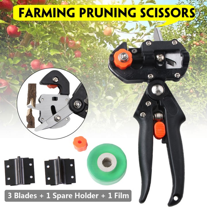 【Free Grafting Film】Garden Nursery Fruit Tree Pruning Shears Scissor ...