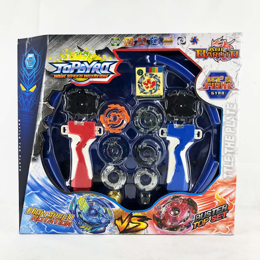 Lucky Beyblade high speed rotation with stage and launcher TopGyro ...