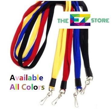 Ordinary ID Lace Plain Lanyards Colored 1/2 Good Quality | Shopee ...