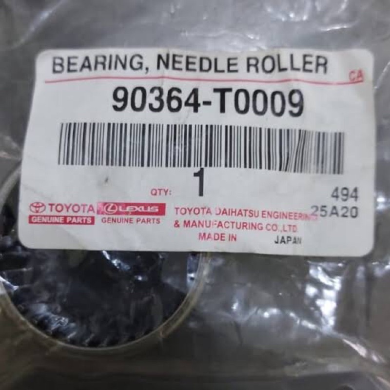 Toyota Fortuner and Hilux Bearing, Needle Roller - 90364-T0009 | Shopee ...