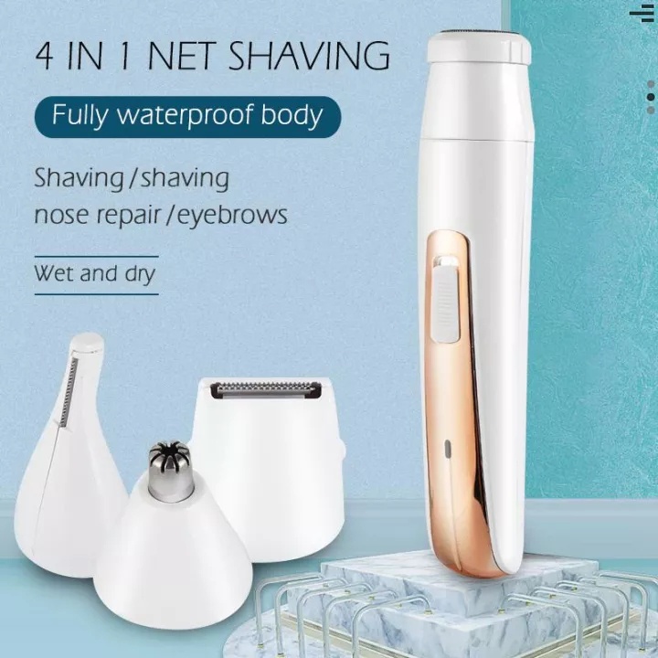 4 in 1 Women Epilator Multifunction Facial Body Hair Removal Kit ...
