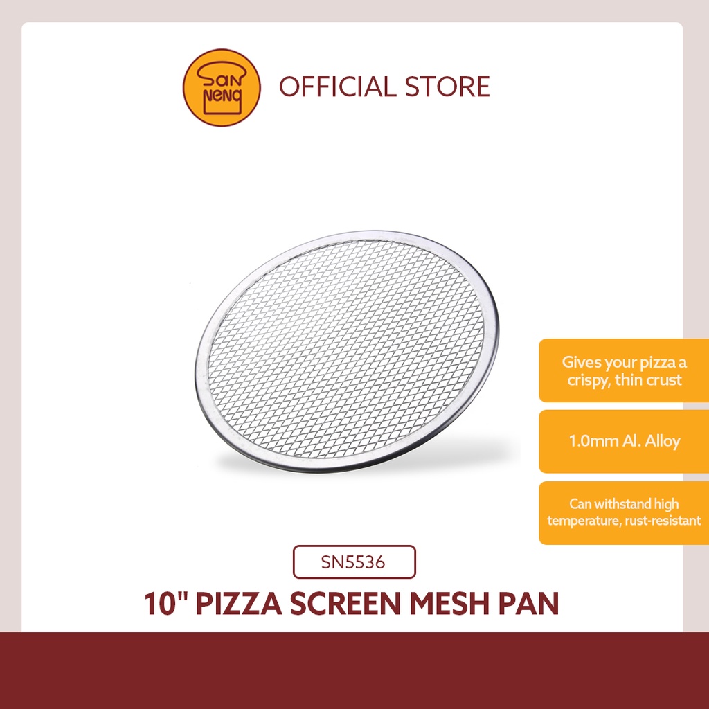 Sanneng 10" Pizza Screen Mesh Pan (SN5536) | Shopee Philippines