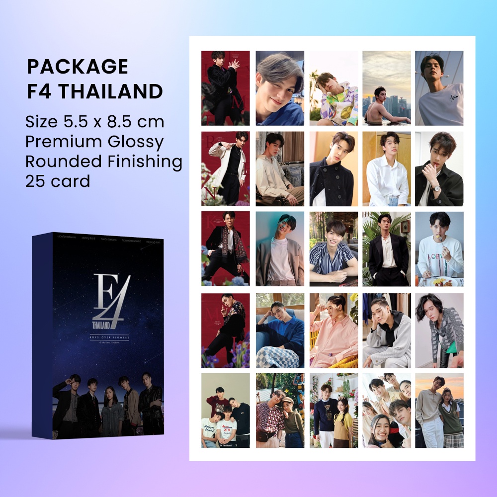 Unofficial Photocard Pack F4 Thailand BrightWin Dew Nani GMMTV | Shopee Philippines