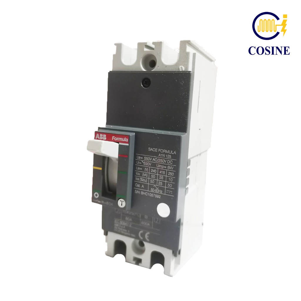 ABB Moulded Case Circuit Breaker SACE Formula A1N | Shopee Philippines