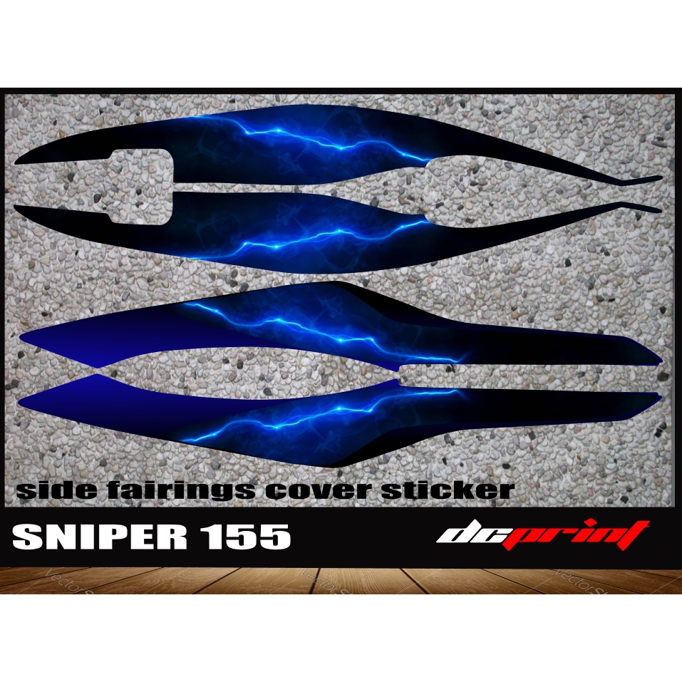 Sniper 155 Decals 2SIDE Glossy Sticker Waterproof | Shopee Philippines