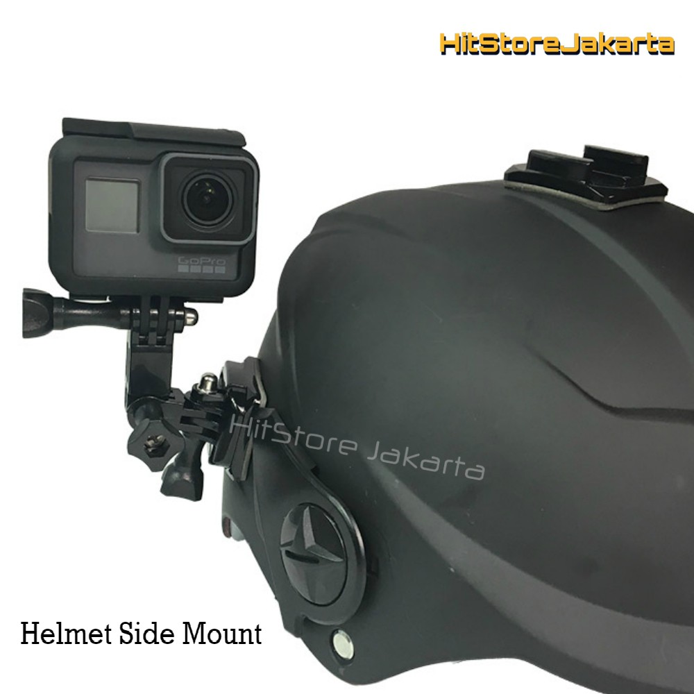 Helmet Mounting Helmet Side Mount For GoPro YI Lite Mijia 4K BPro ...