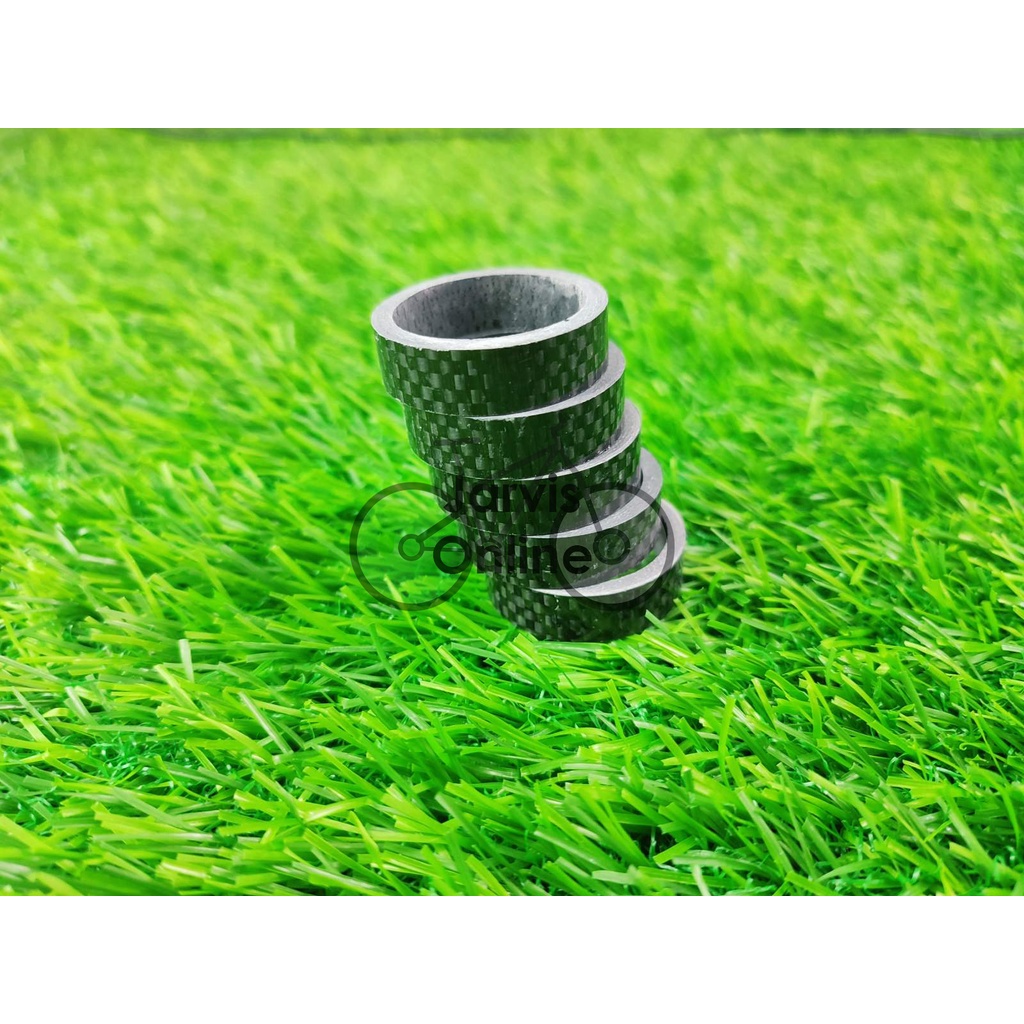 3PCS Bike Headset Spacer 10mm Mountain Bike Carbon Spacer 28.6mm mtb ...