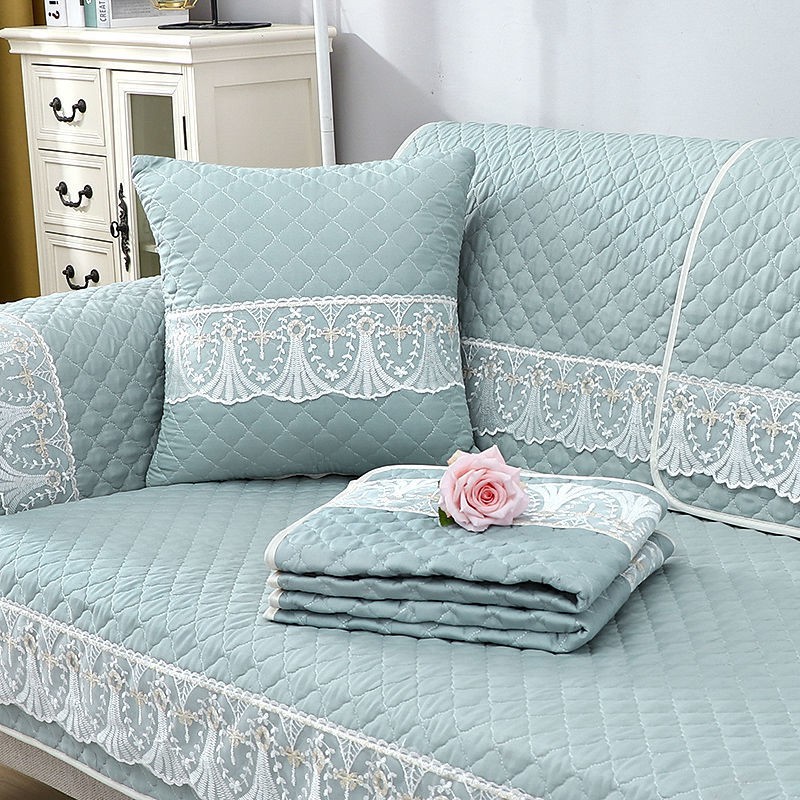 non slip Sofa cover set for 1/2/3/4 seater & L shape long mat sofa ...