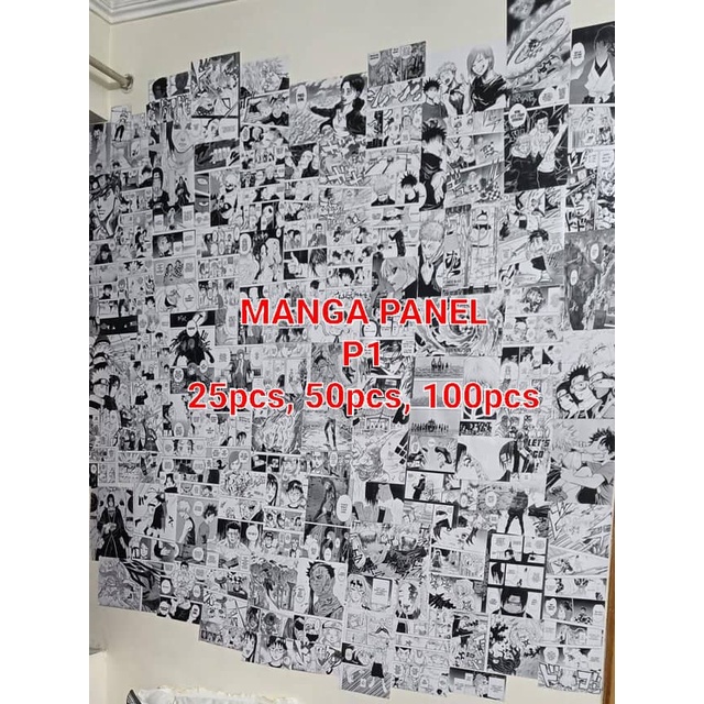 Anime/Manga Panel Sticker Wall Decor(A6 SIZE) READ THE DESCRIPTION ...