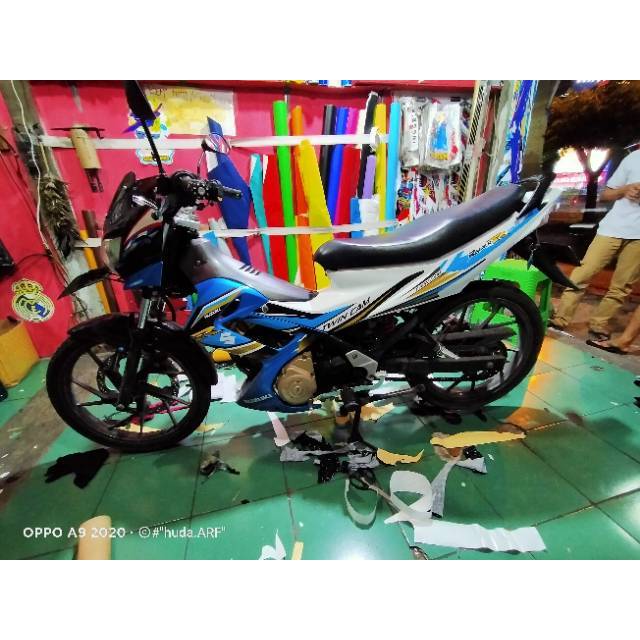 Striping sticker lis Motorcycle Variation suzuki SATRIA FU LAMA BARONG ...