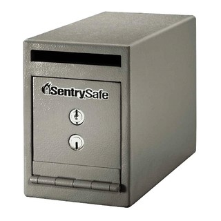 SENTRY SAFE UC-025K Under Counter Small Cash Depository Vault with Drop ...