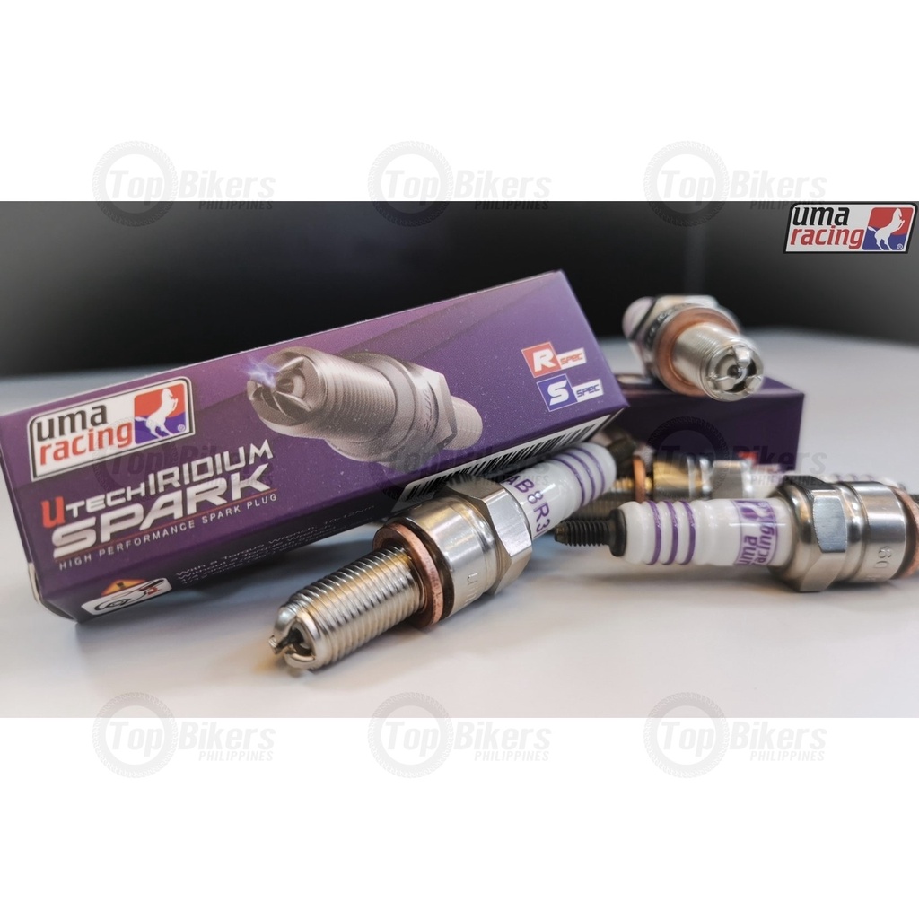 Uma Racing Iridium Spark Plug Long Thread No. 8 / 9 [AB8R3 /AB9R31] for ...