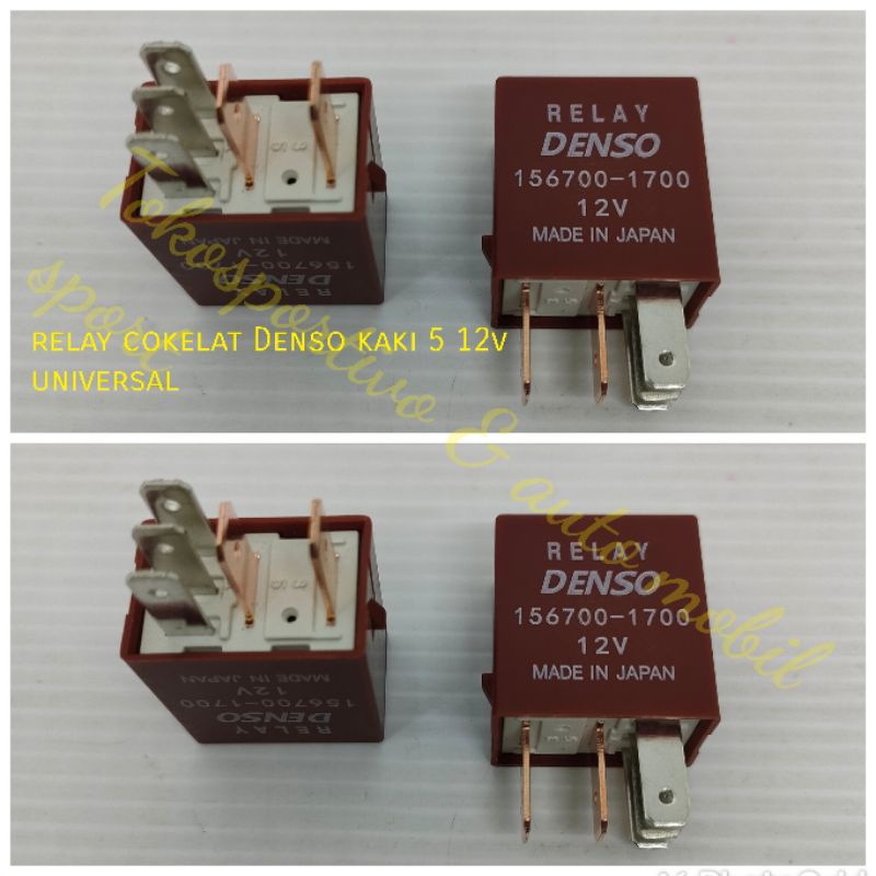 Denso 12v 5 foot ORI brown Relay Relay 156700-1700 Made in Japan ...