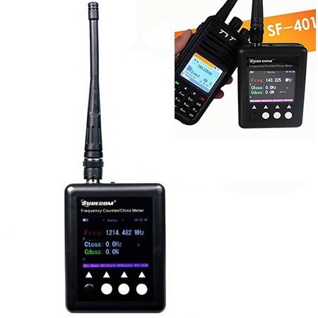 SF-401 Plus Test Range 27MHz-3GHz Portable Frequency Counter Meter ...