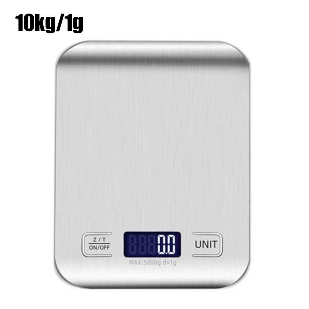 Stainless Steel Digital Kitchen Scales 10kg/5kg Electronic Precision ...