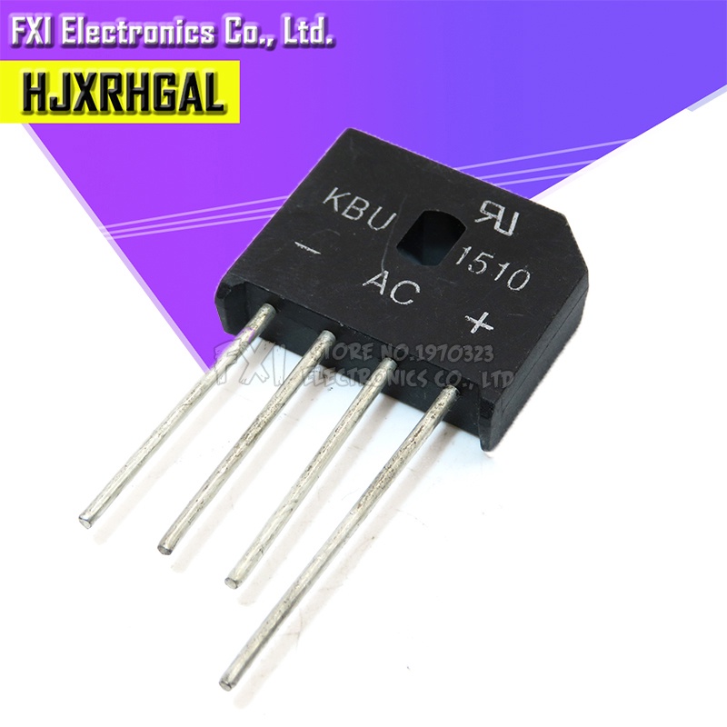 2PCS KBU1510 KBU-1510 15A 1000V diode bridge rectifier new original ...