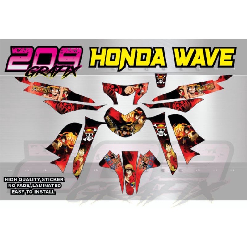 Honda Wave full body decals | Shopee Philippines