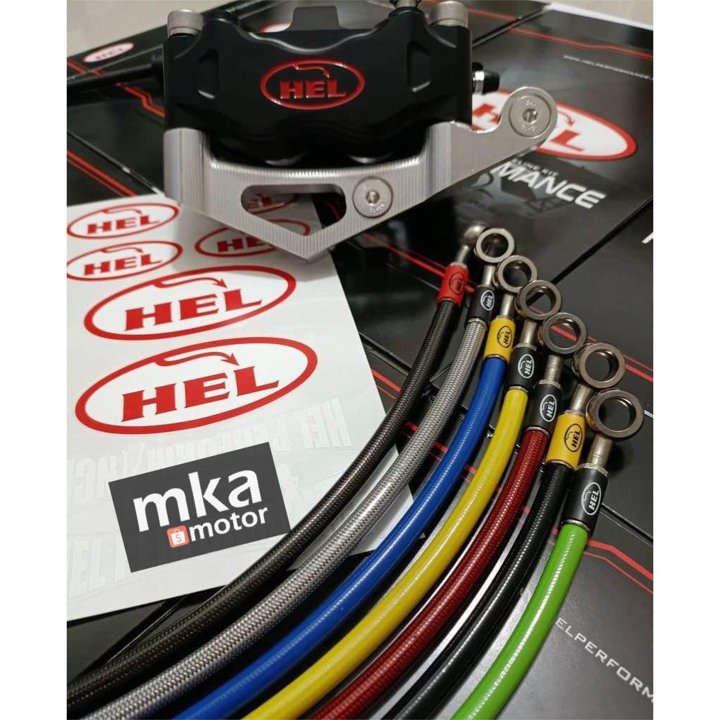 HEL Brake Hose For Y15 RS150 LC135 RXZ 125ZR R15 R25 NVX XMAX Dash ...