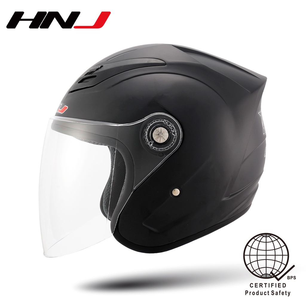 A4-003 HNJ Motorcycle Helmets Half Face Motor Helmet Single Visor ...