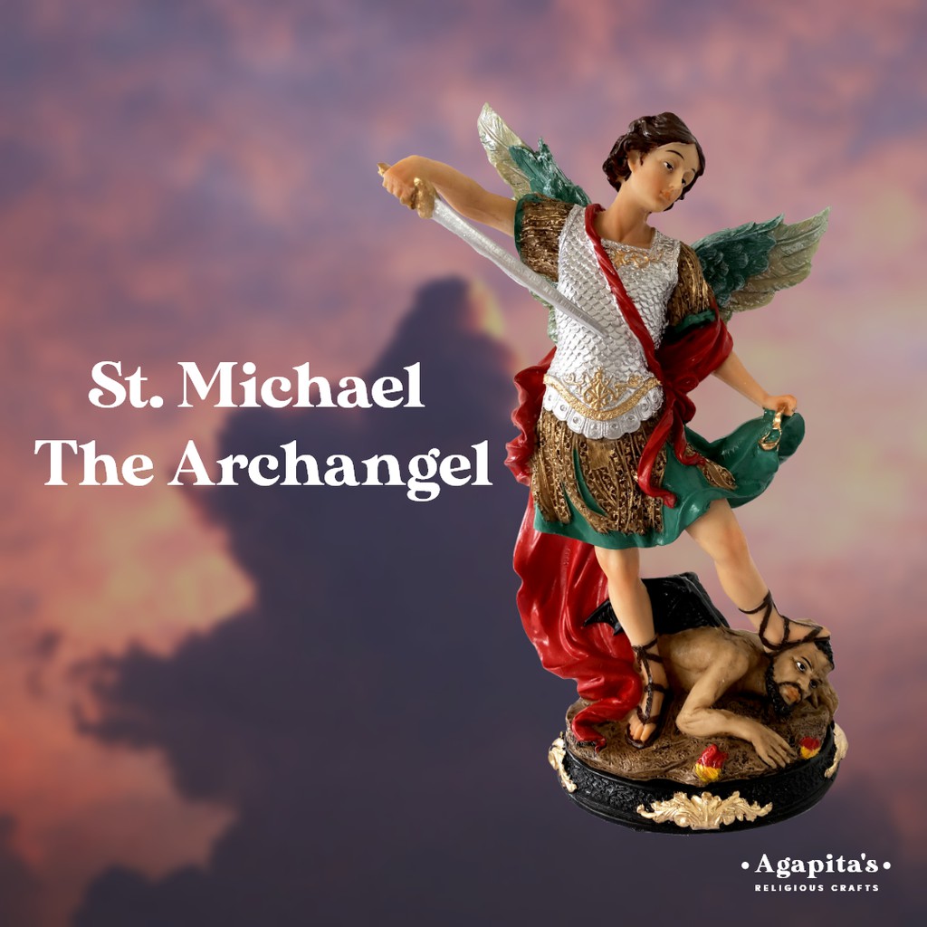 St. Michael The Archangel 12" Statue | Shopee Philippines