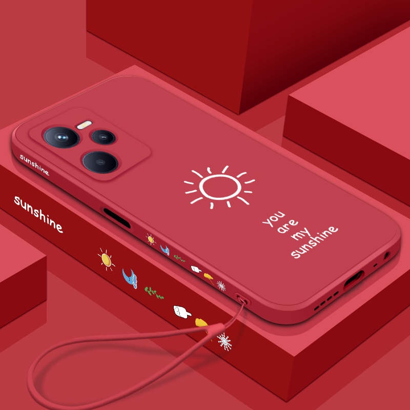 Casing Realme c35 mobile phone case simple little sun SoftCASE silicone ...