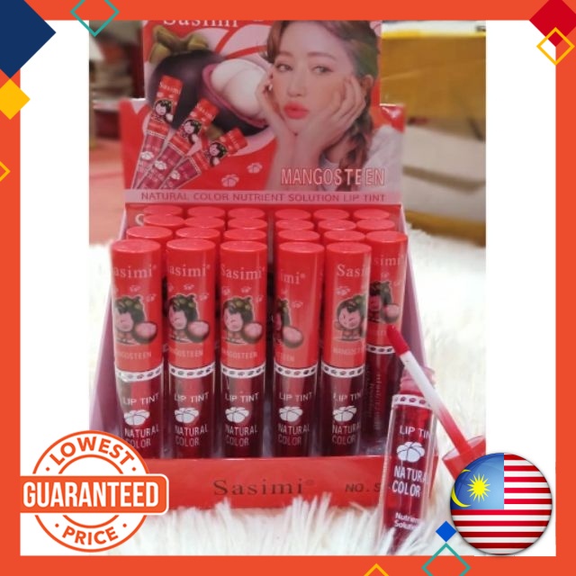 SASIMI LIP TINT MANGOSTEEN (1BOX 24PCS) | Shopee Philippines