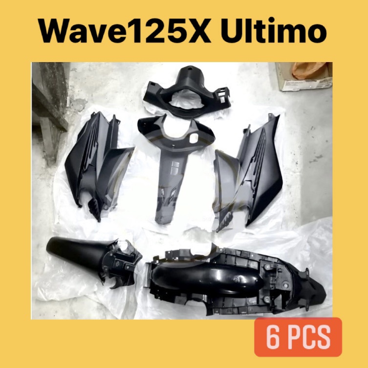 HONDA WAVE125 X ULTIMO WAVE 125 X WAVE125X COVERSET INNER HITAM COVER ...