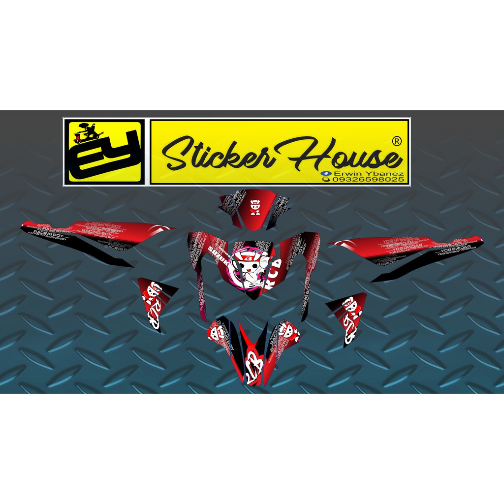 MOTORSTAR EASYRIDE 150 DECALS LAMINATED | Shopee Philippines