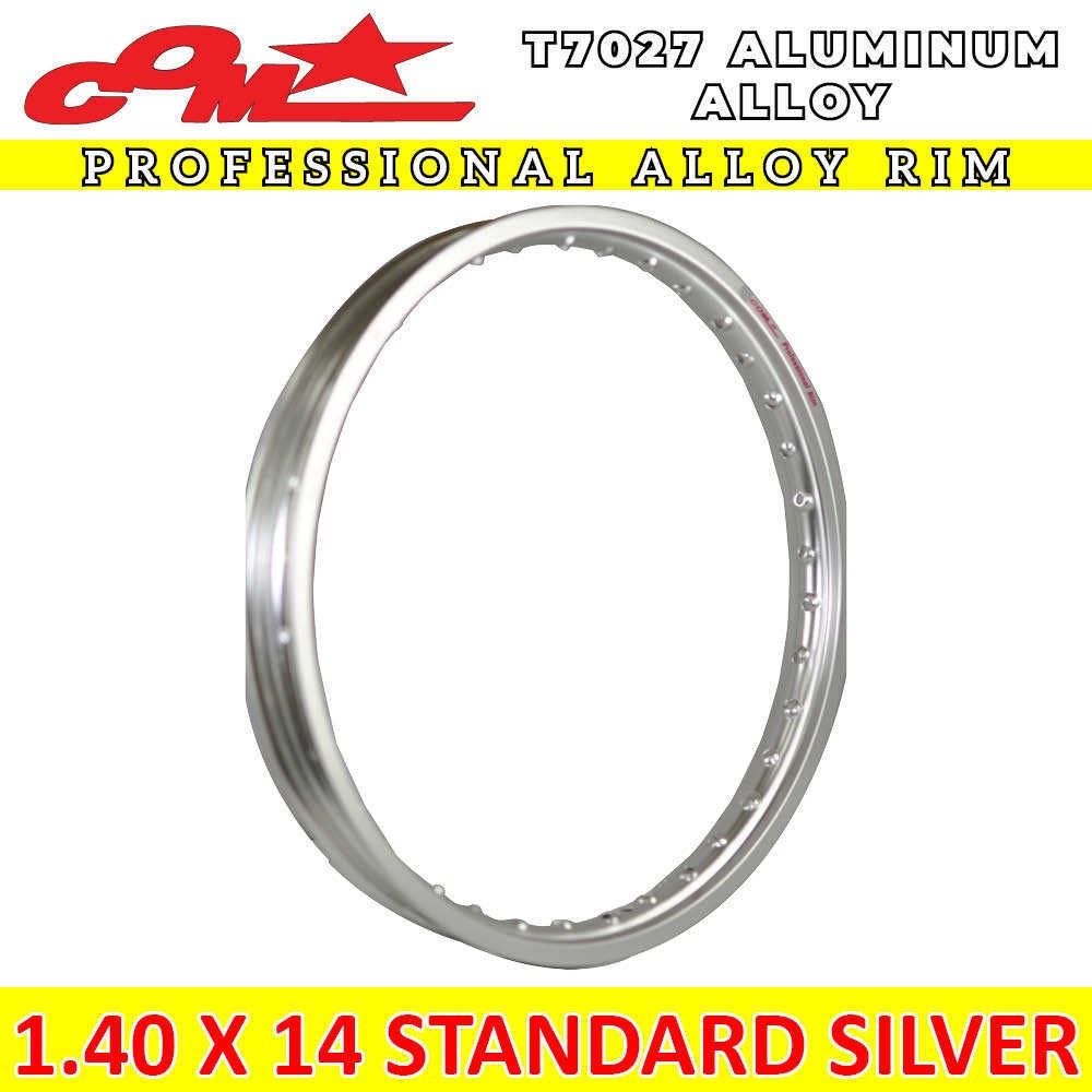 COMSTAR Alloy Rim Silver Standard Design Professional [1 PC] | Shopee ...