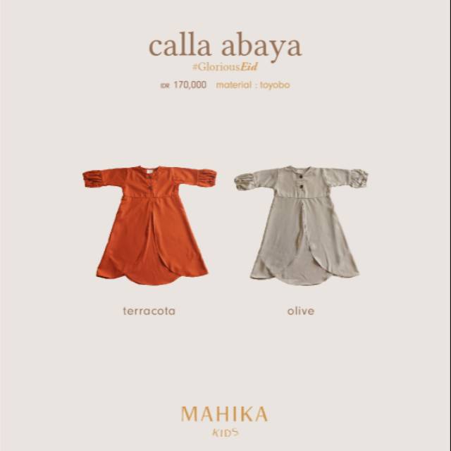 Calla Abaya By Mahika Kids | Shopee Philippines
