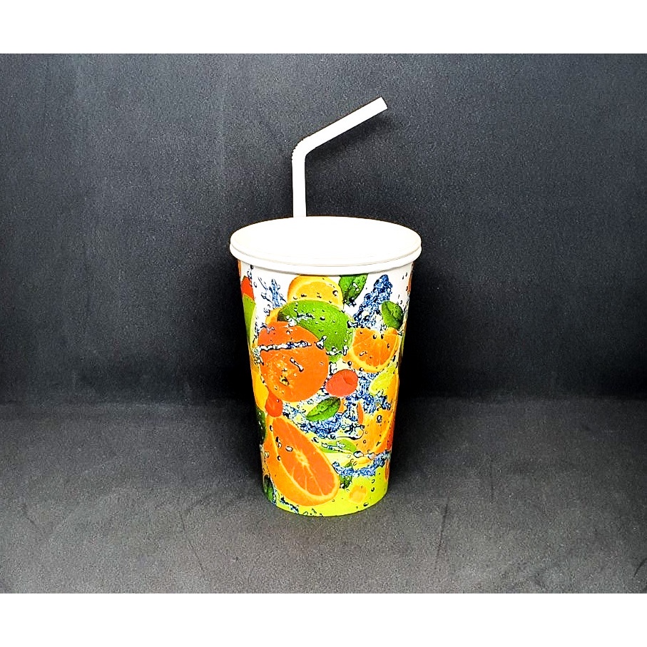 [free straws] Fries and Drink Set Paper Cup 50pcs | Shopee Philippines