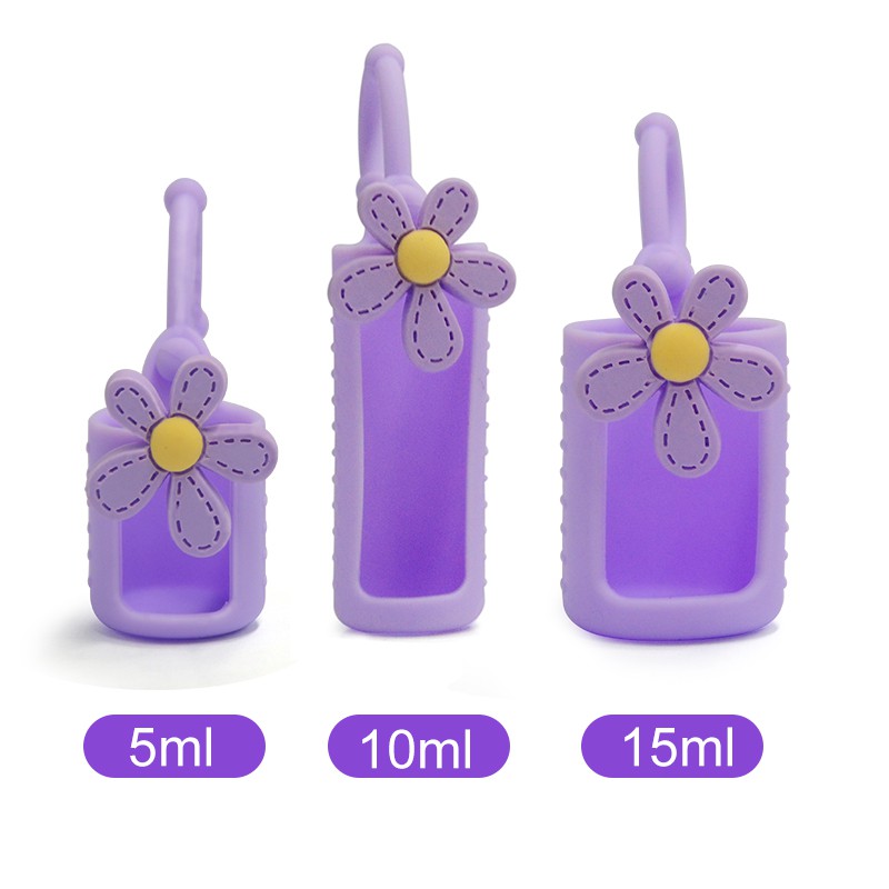 5ML/10ML/15ML Silicone Case Oil Bottle Protector Essential Oil Bottle ...