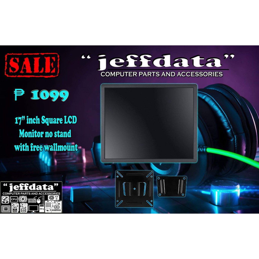 Assorted LCD 17" square Monitor No STAND No STAND with free Wall Mount ...