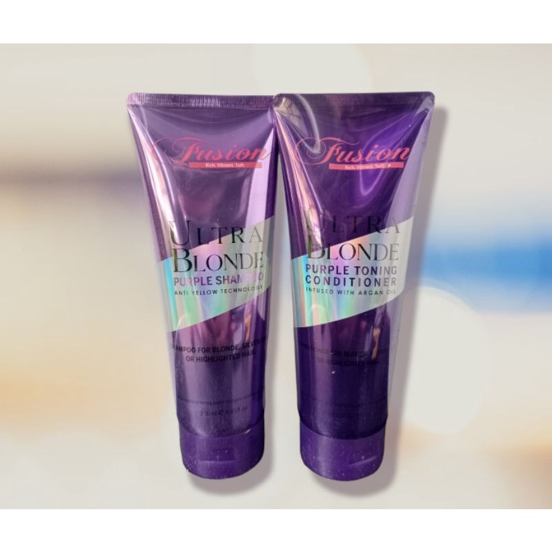 FUSION purple shampoo/conditioner tube 250ml | Shopee Philippines