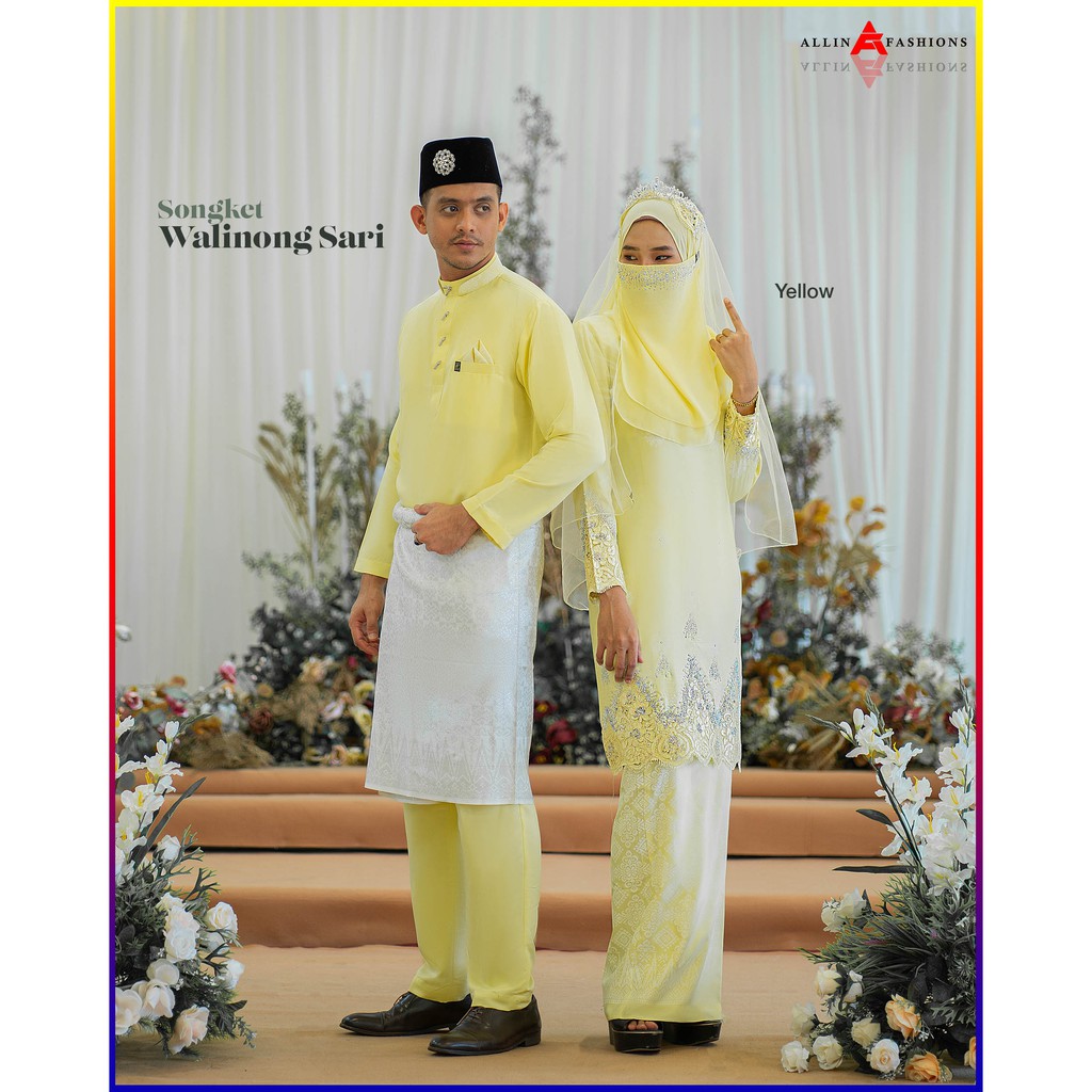 Set Of NIKAH / Building Module SONGKET WALINONG SARI + Clothing ...