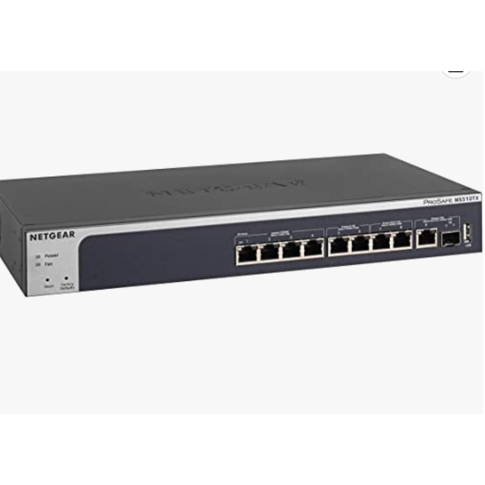 NETGEAR 10-Port 10G Multi-Gigabit Smart Switch (MS510TX) | Shopee ...