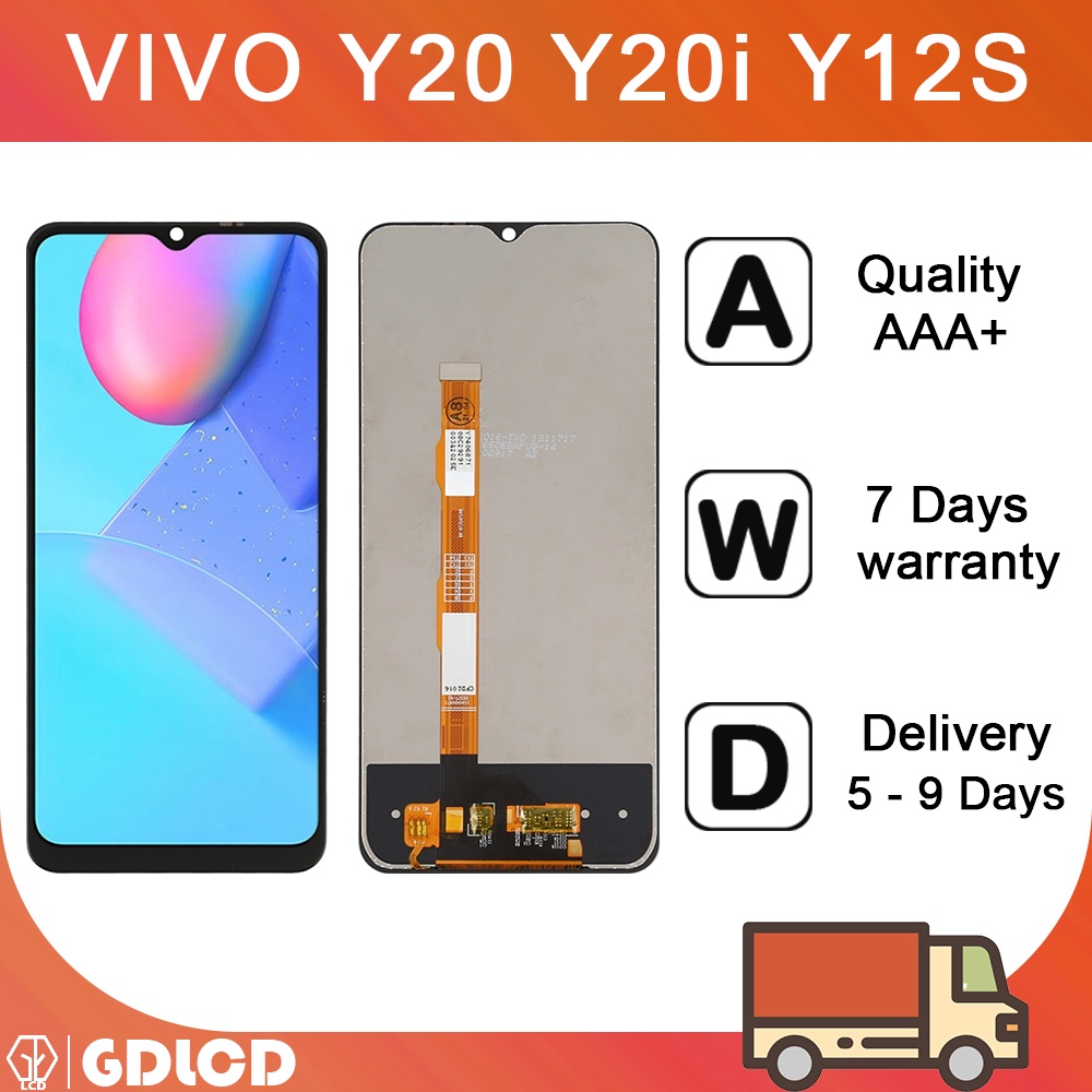 VIVO Y20 Y20i Y20S Y12S LCD Display Touch Screen Digitizer | Shopee ...