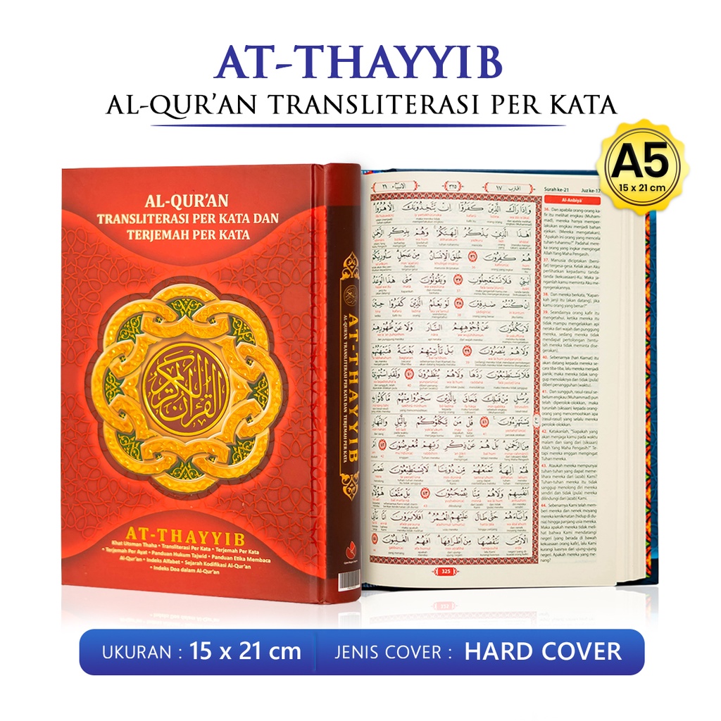 Small Koran At Thayyib Al Quran Translated Tajwid Transliteration Per ...