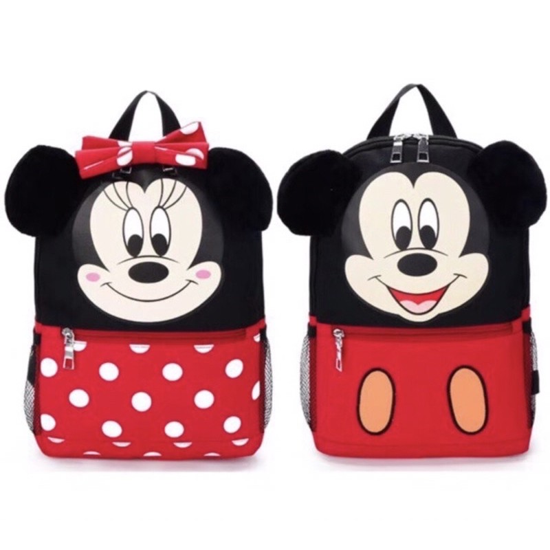 mickey & minnie mouse kids backpack | Shopee Philippines