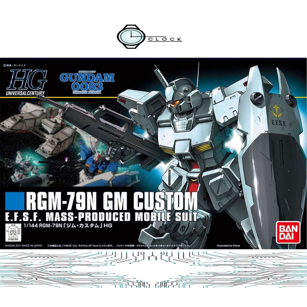 Hguc 1/144 Gundam GM Custom Model Kit Bandai | Shopee Philippines