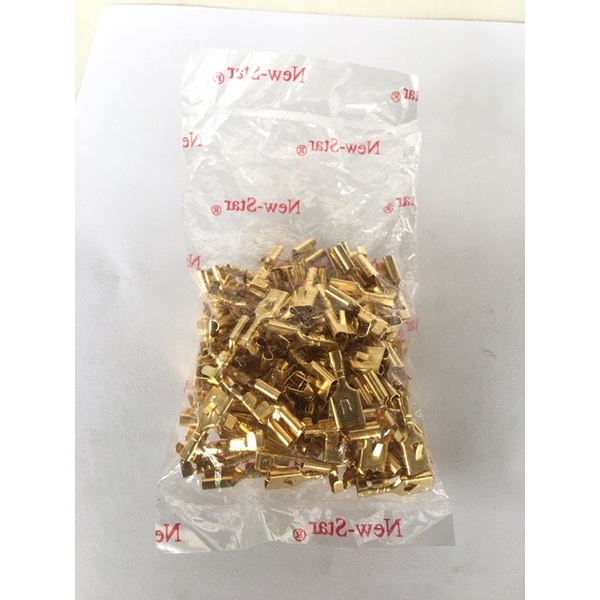 Flat Plug Round Fishtail Connector Wire terminals | Shopee Philippines